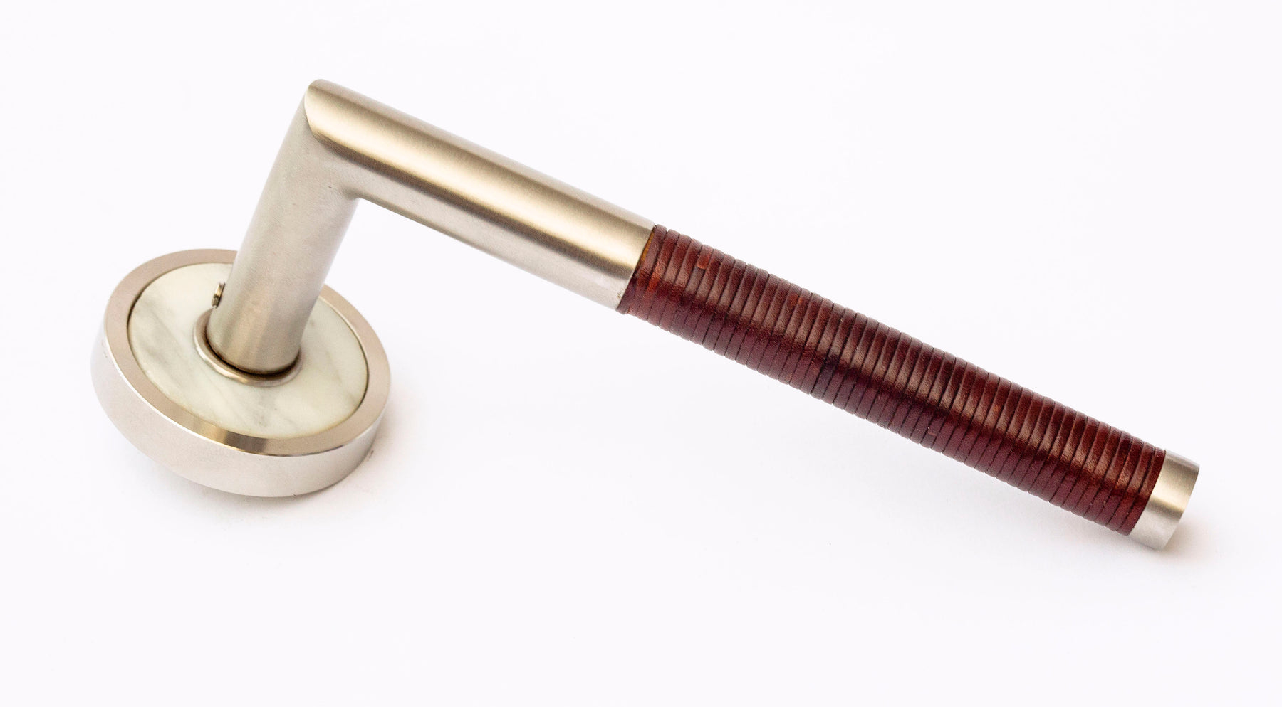Ojo Mitred Recessed Lever handle (OLMM BR BSS/M) – House of Eroju